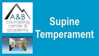 Supine Temperament - Above & Beyond Christian Counseling